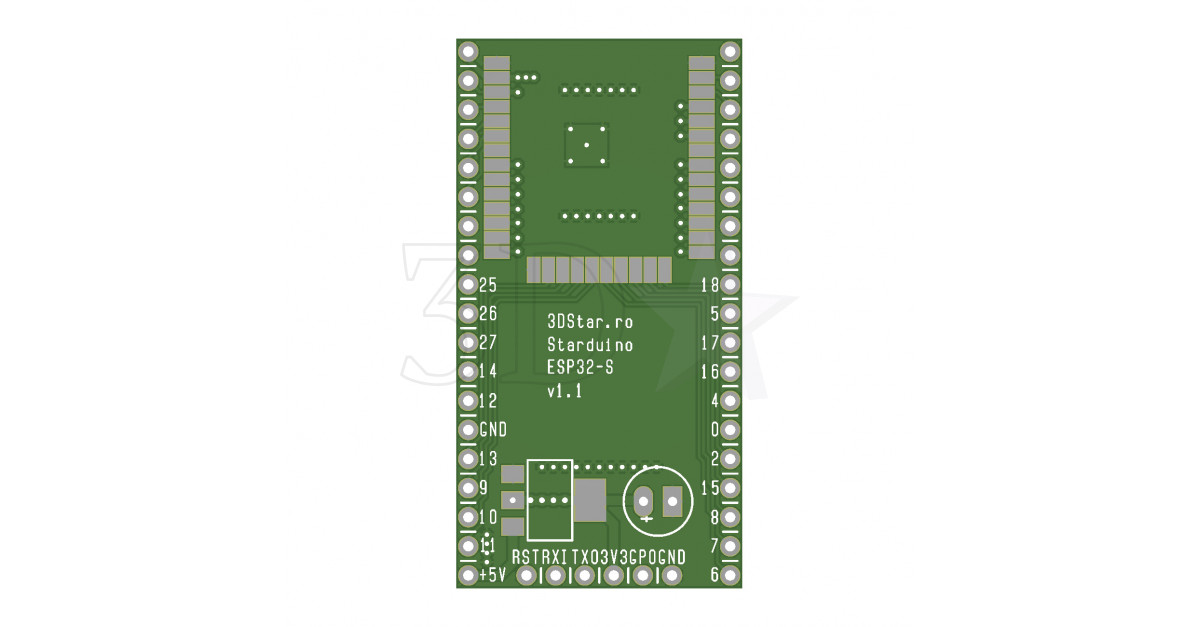 PCB Starduino MCU-32S v1.1
