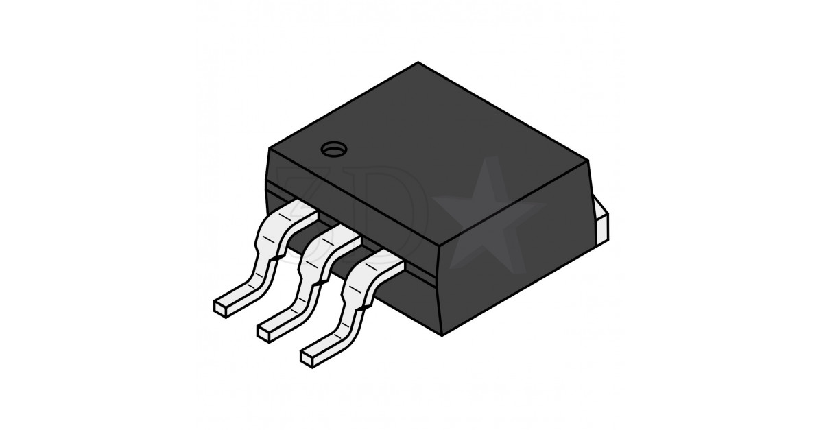 Tranzistor MOSFET 12N65 TO-263